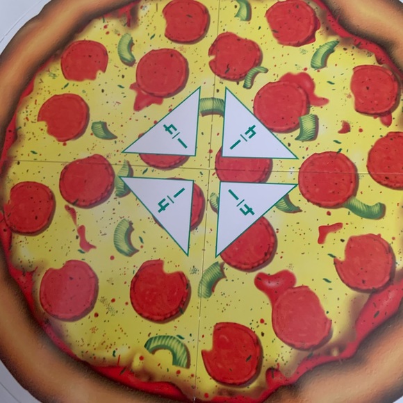 Toys | Fraction Pizza A Math Game From Brighter Vision | Poshmark